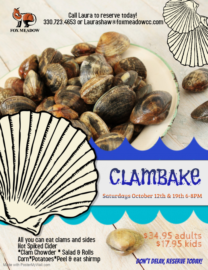 Clambake | Fox Meadow Country Club | 2019-10-12