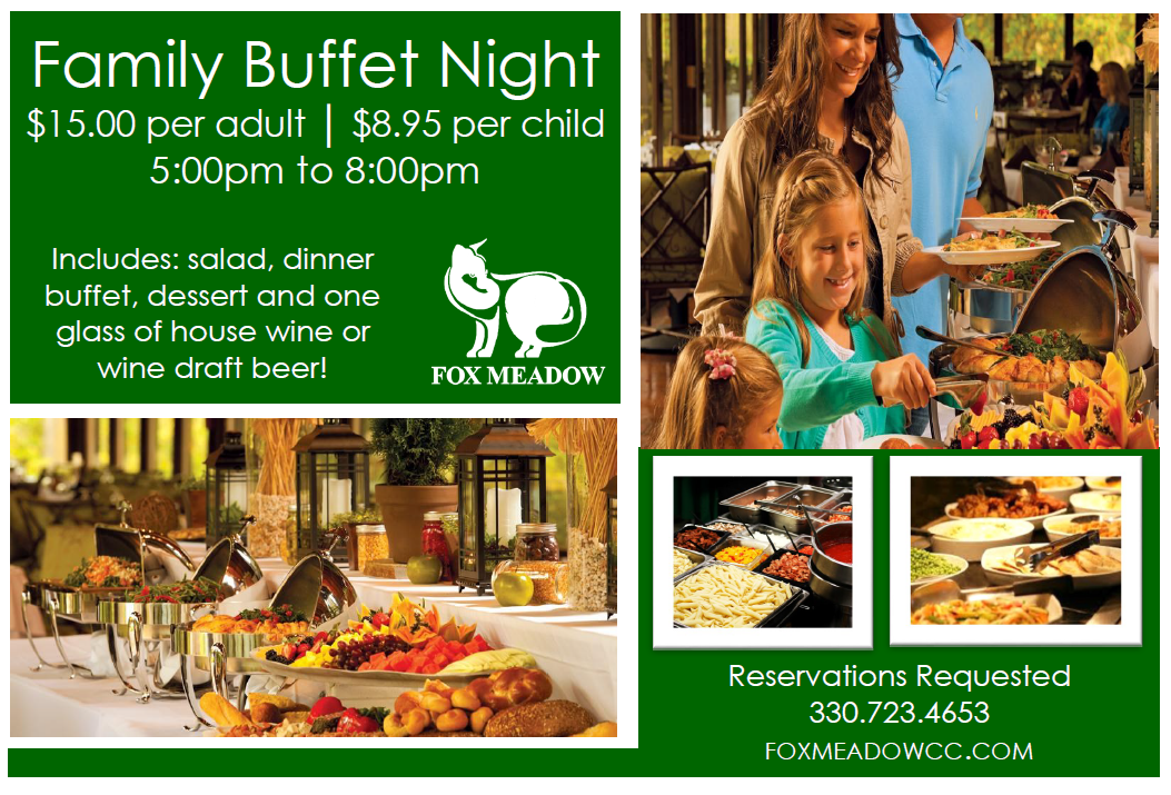 Family Buffet Night | Fox Meadow Country Club | 2017-11-02