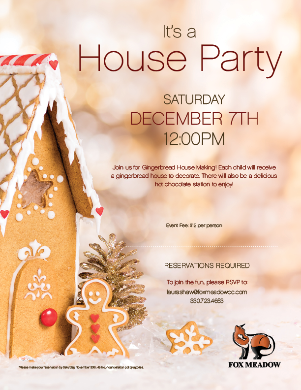 Gingerbread House Decorating | Fox Meadow Country Club | 2019-12-07