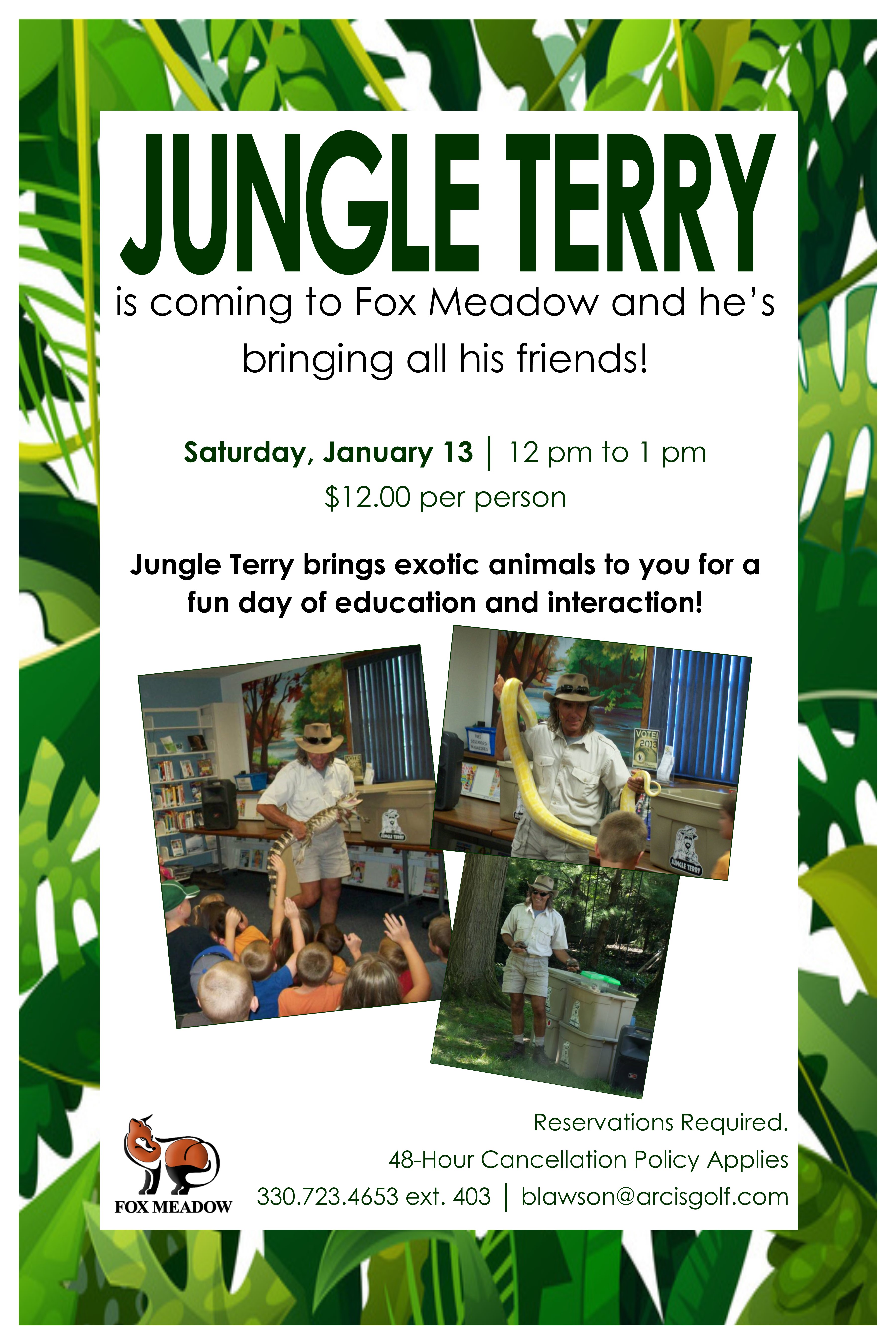 Jungle Terry! | Fox Meadow Country Club | 2018-01-27