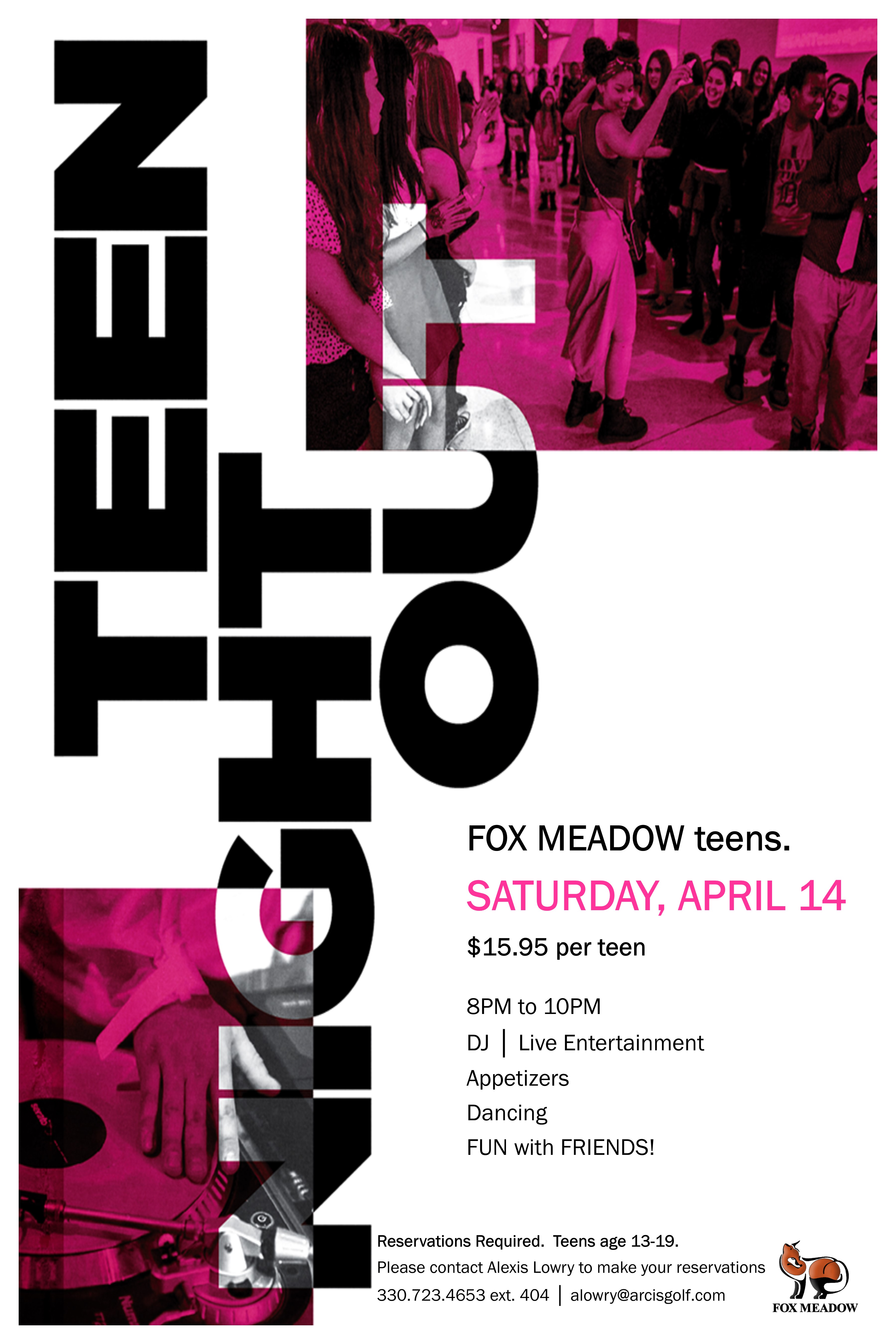 Teen Night Out | Fox Meadow Country Club | 2018-04-14